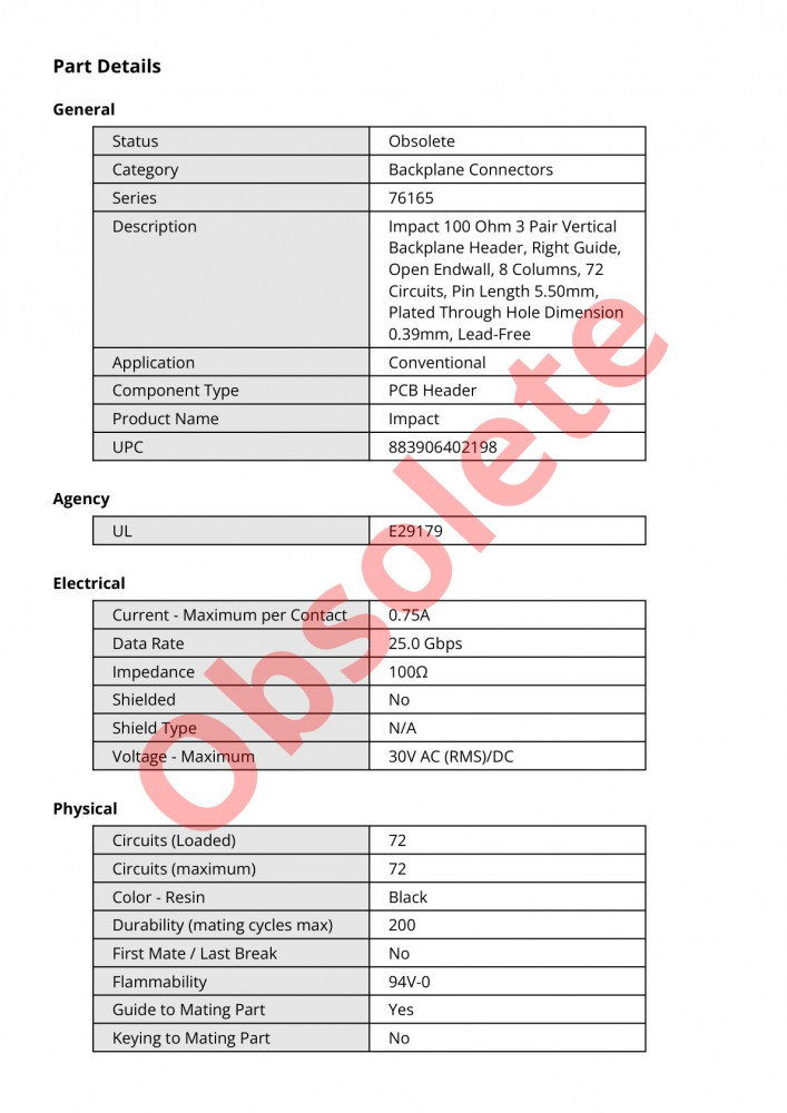 MOLEX 761655808 technical document image, page 2