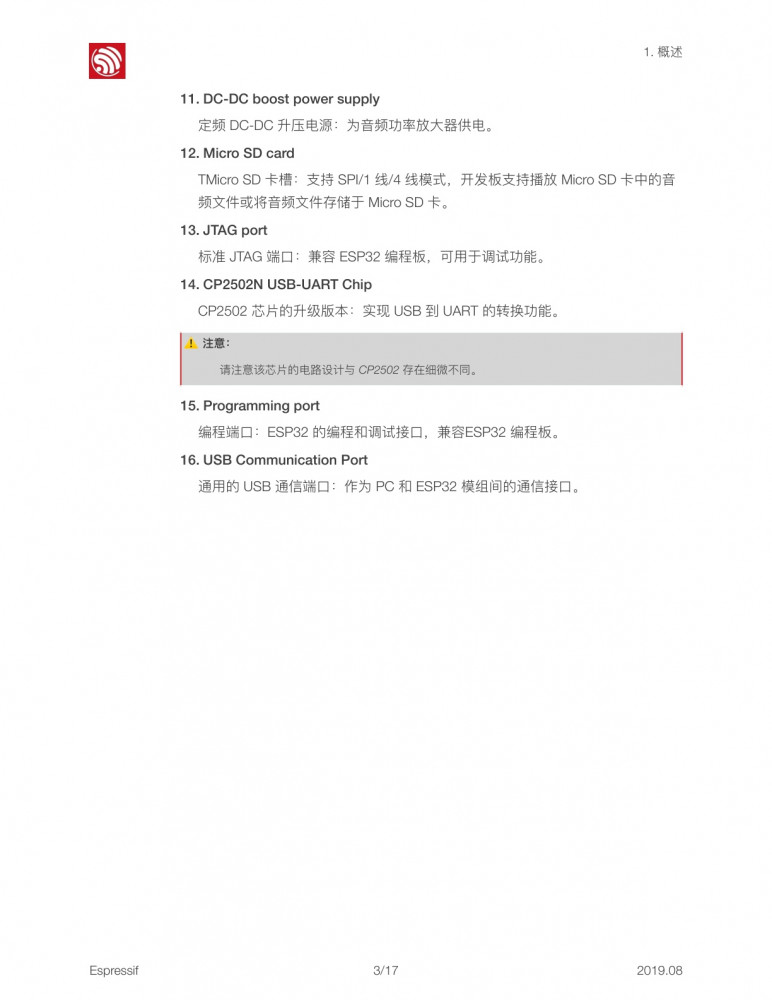 ESP32-LyraTD-MSC user guide page 6