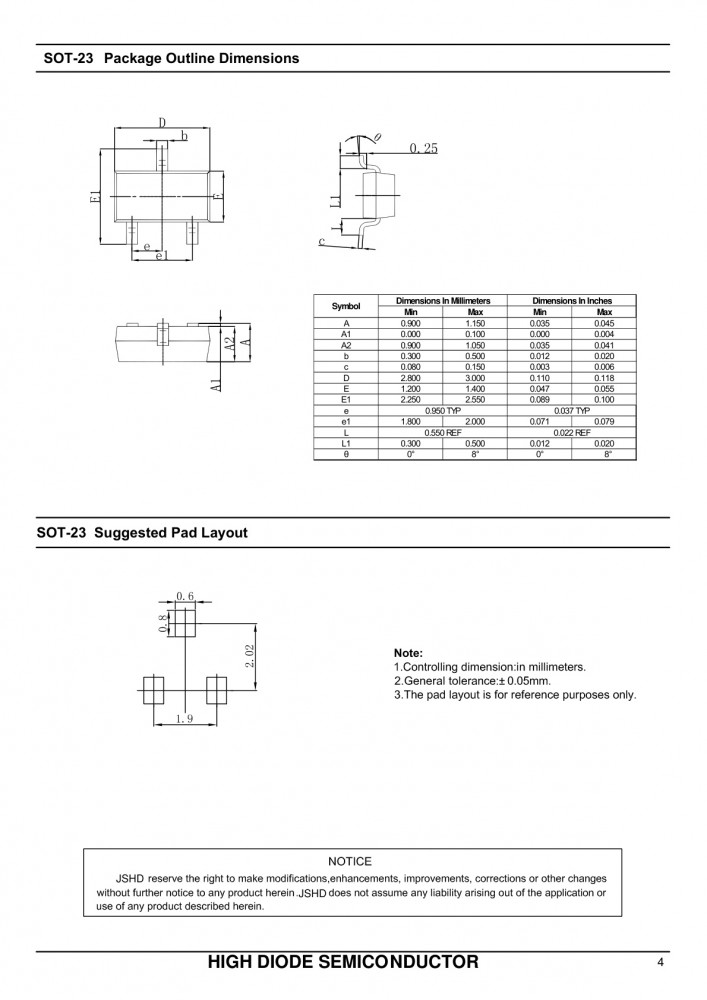 High Diode 2309 datasheet page 4