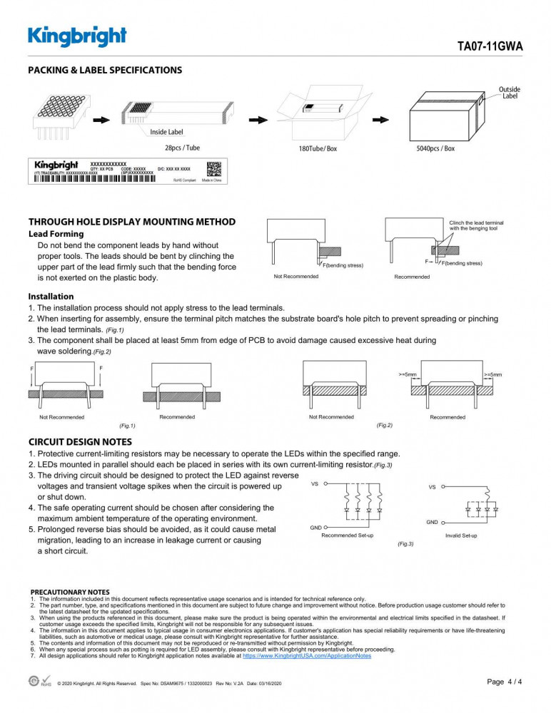 TA07-11GWA datasheet page 4