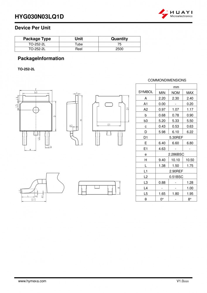 HYG030N03LQ1D datasheet page 7
