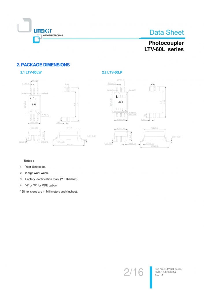 LTV60LPTA1-V datasheet page 3