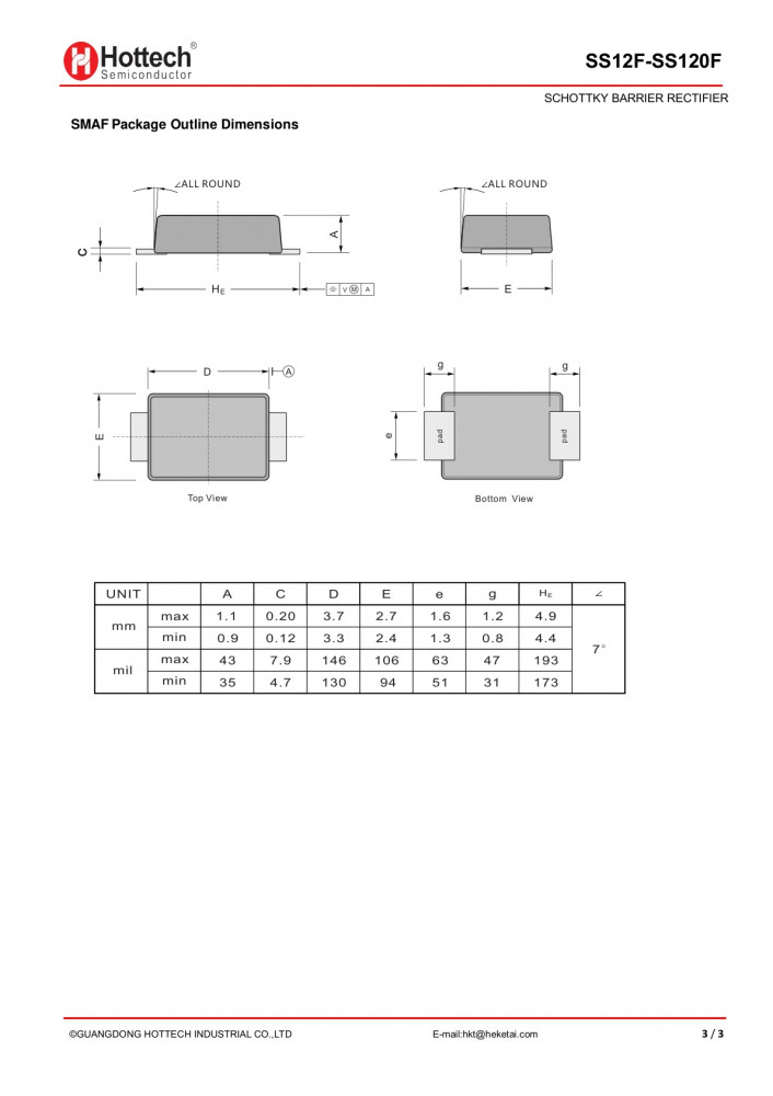 SS16F datasheet page 3