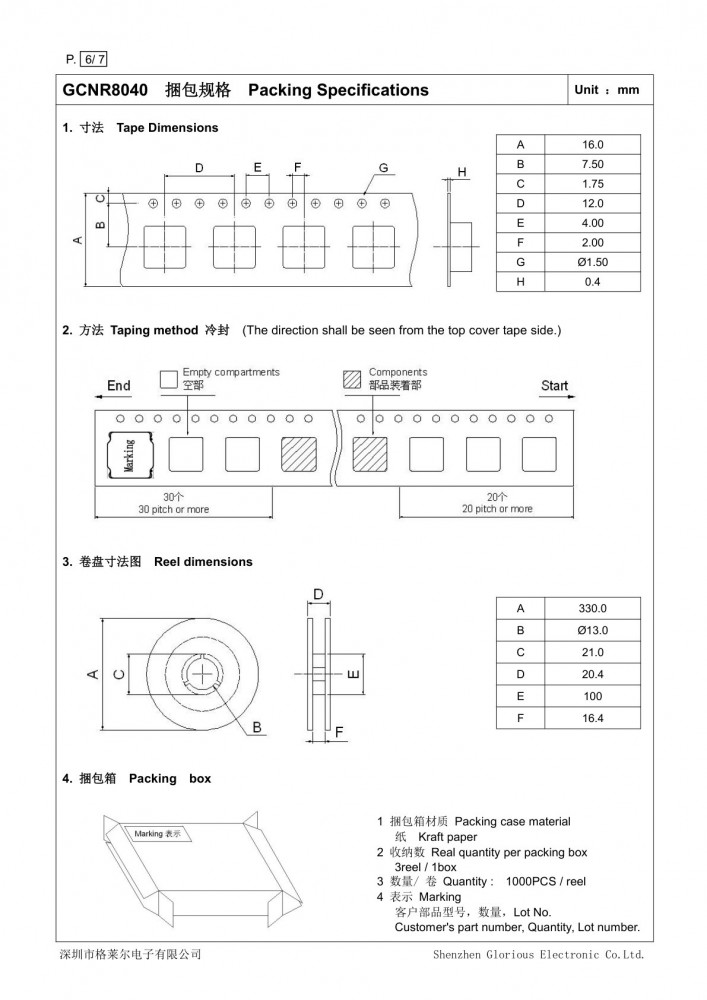 GCNR8040 technical document page 6