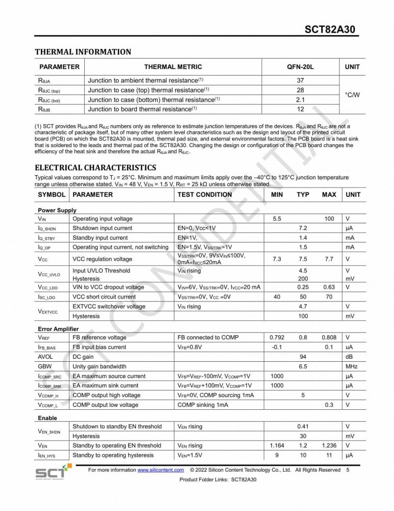 SCT82A30 datasheet page 5