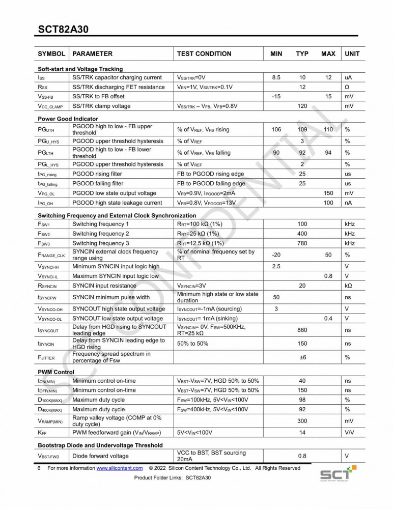 SCT82A30 datasheet page 6