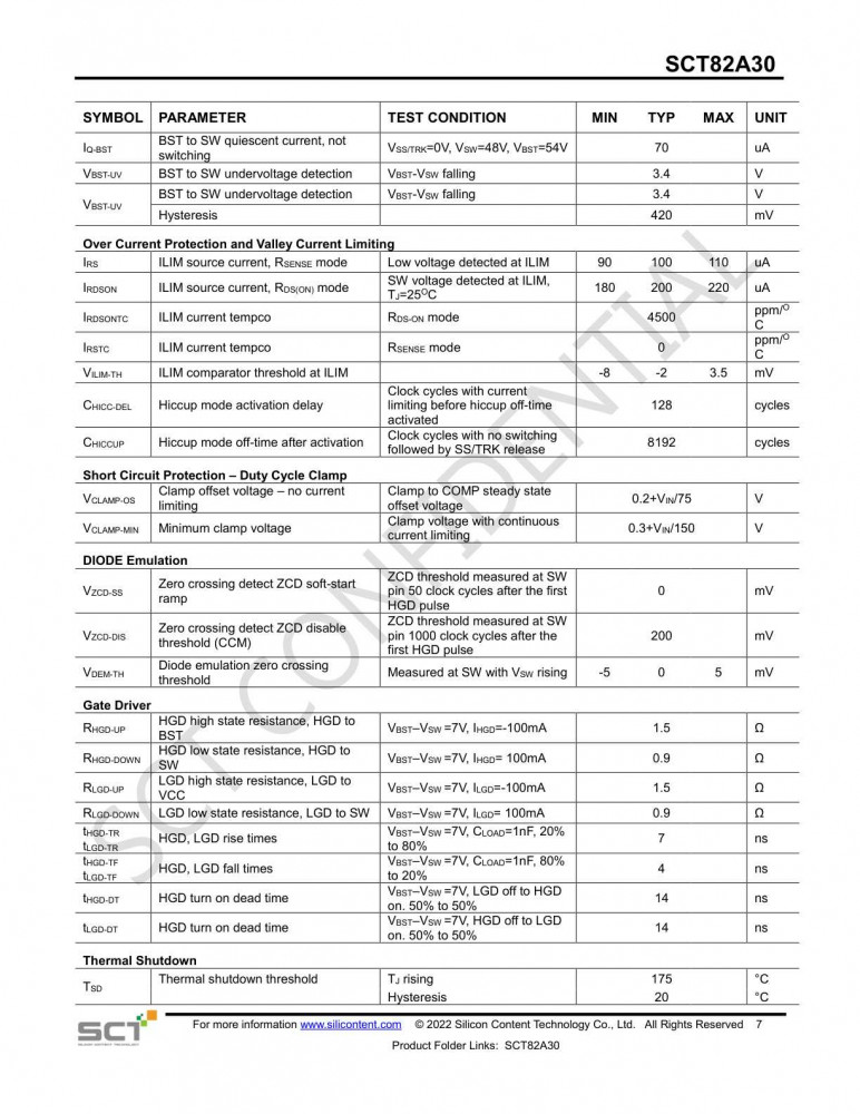 SCT82A30 datasheet page 7