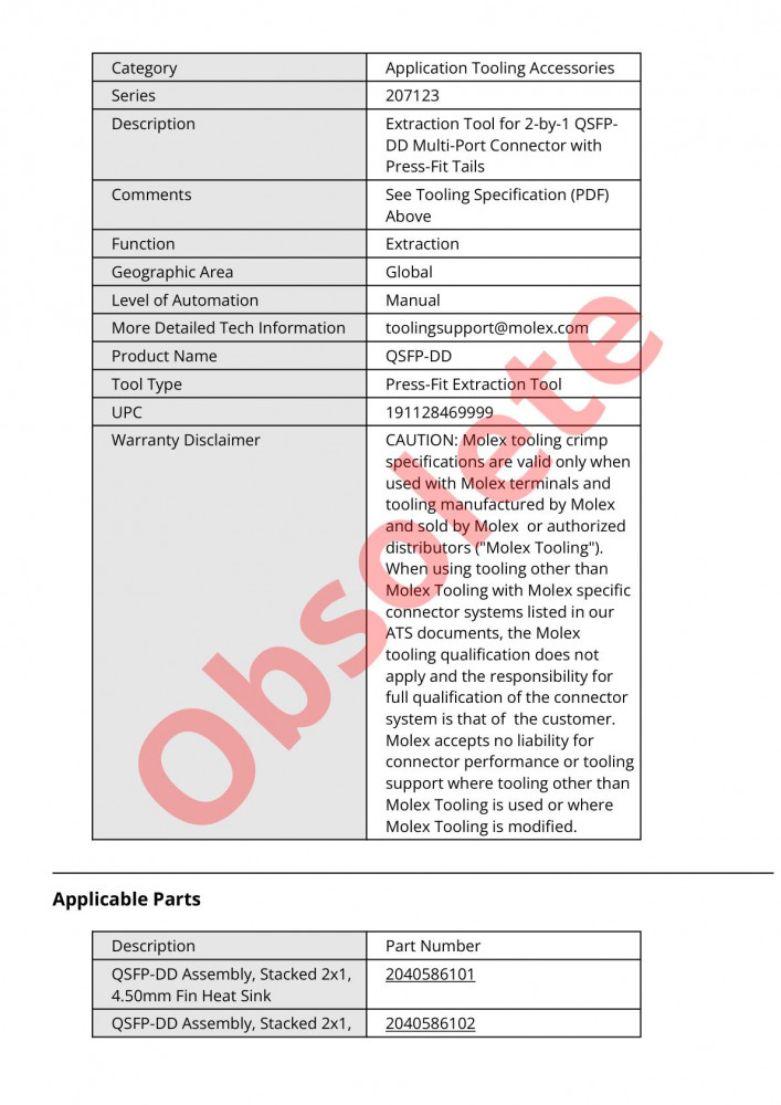 2001991270 tooling document preview, page 2