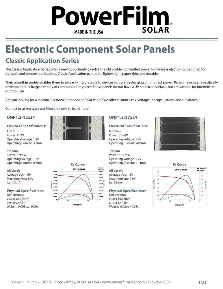 ONP1.2-12X24 technical document page 1