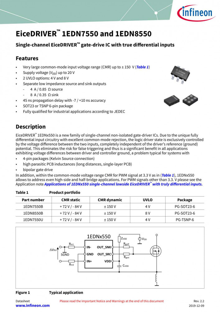 1EDN8550B document page 1