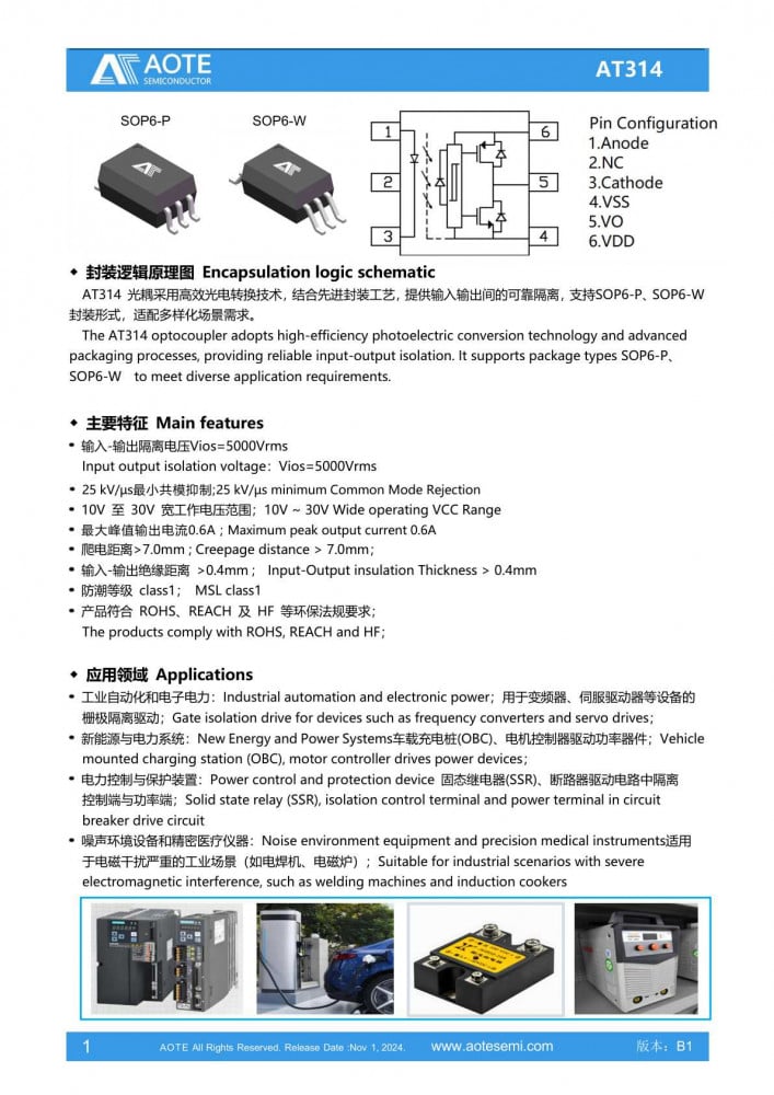 AT314 datasheet page 2