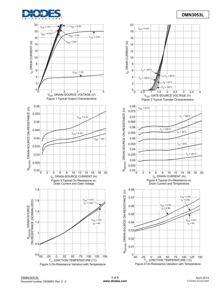DMN3053L-7 datasheet page 3
