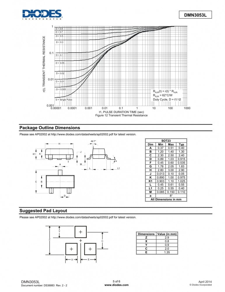 DMN3053L-7 datasheet page 5