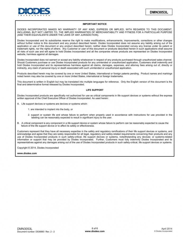 DMN3053L-7 datasheet page 6