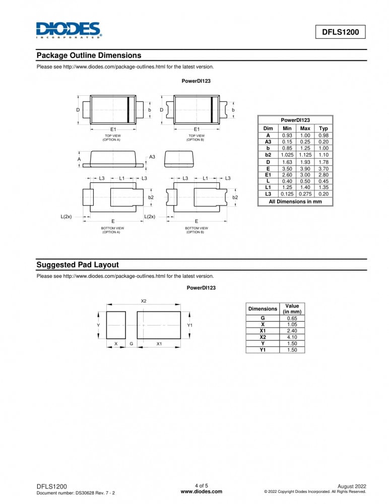 DFLS1200-7 datasheet page 4
