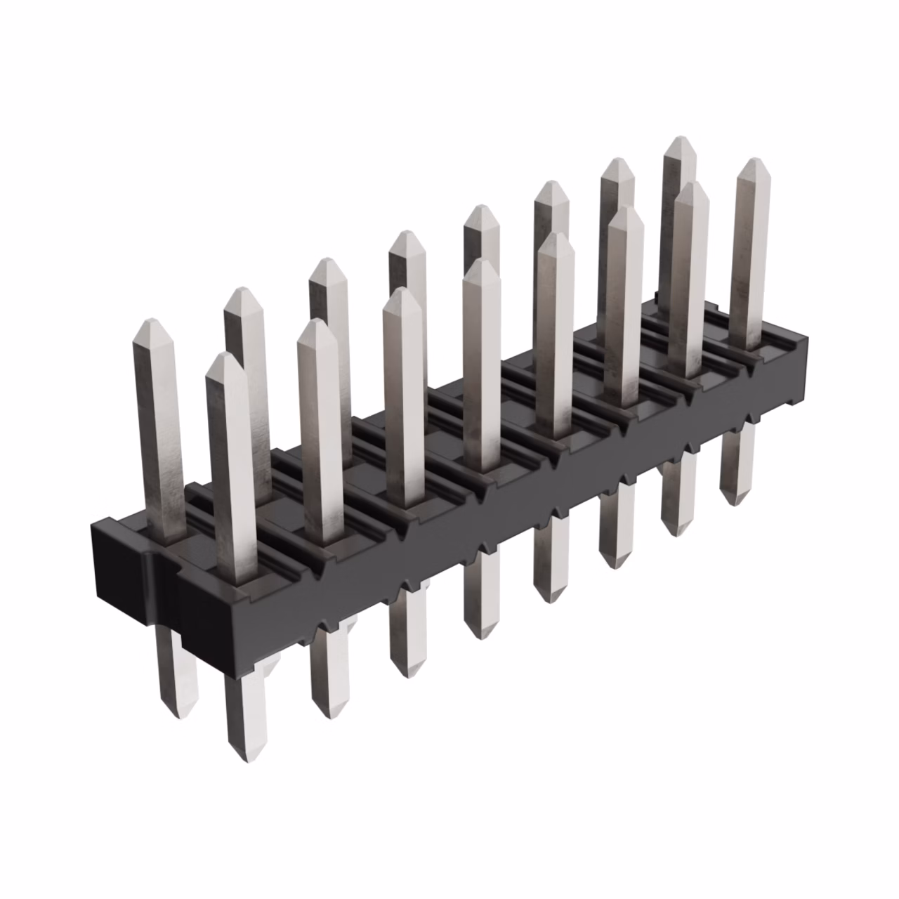 2.00mm Pitch Milli-Grid Header, Vertical, Through Hole, 32 Circuits, 0.38µm Gold (Au) Plating, Mating Pin Length 4.00mm, Tail Length 2.60mm, Tray, Lead-Free