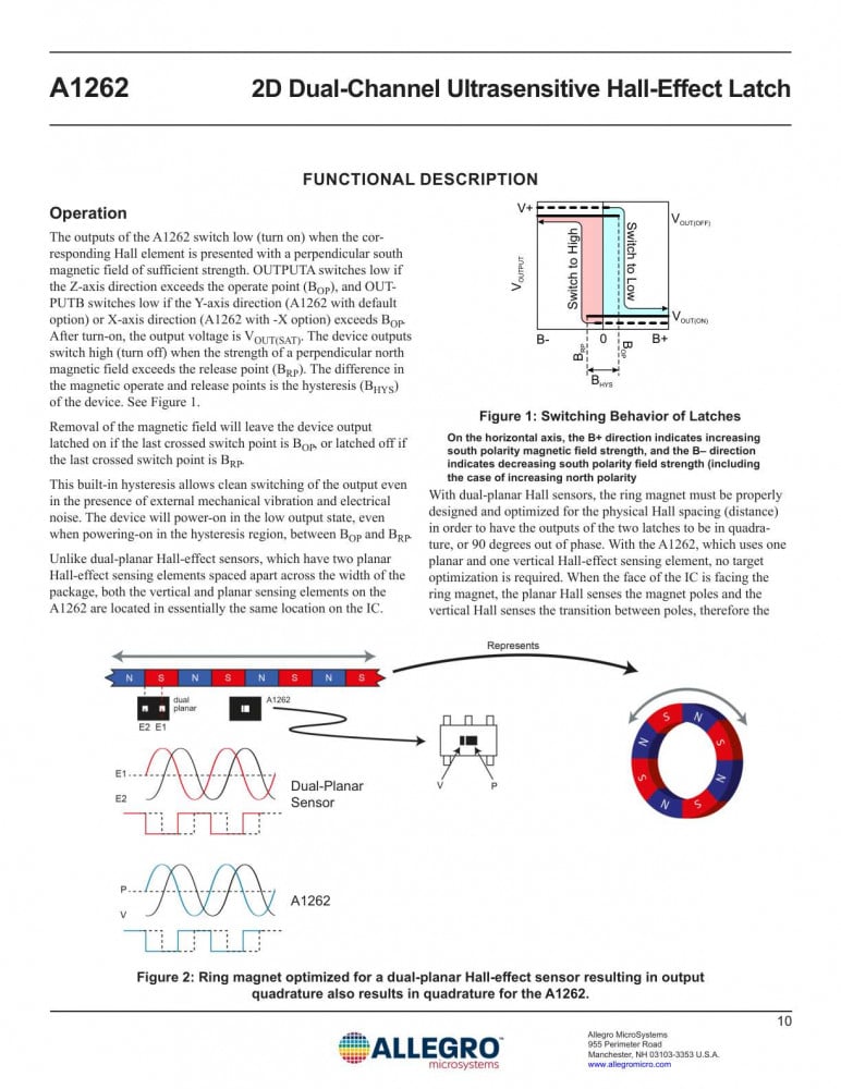 A1262 datasheet page 10