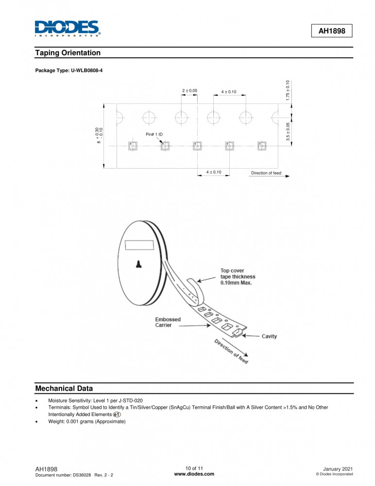 AH1898 datasheet page 10