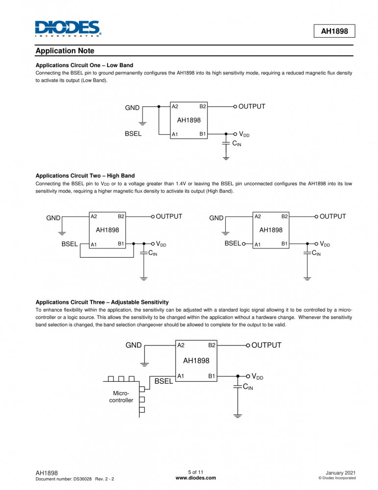 AH1898 datasheet page 5