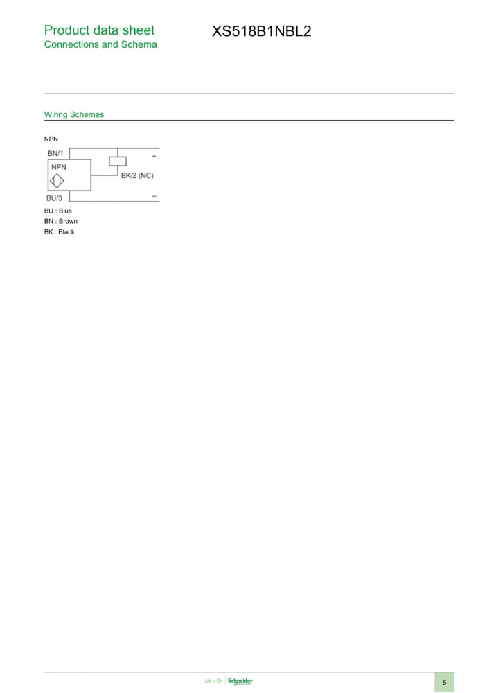 XS518B1NBL2 technical document page 5