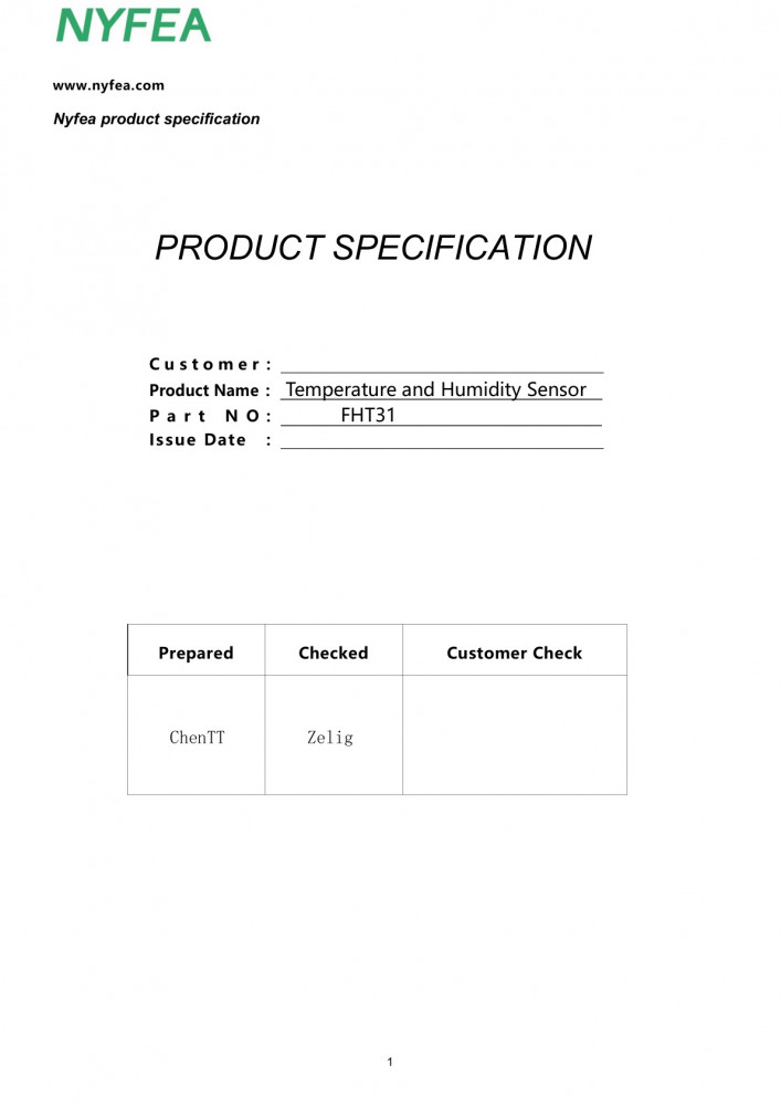 FHT31 document page 1