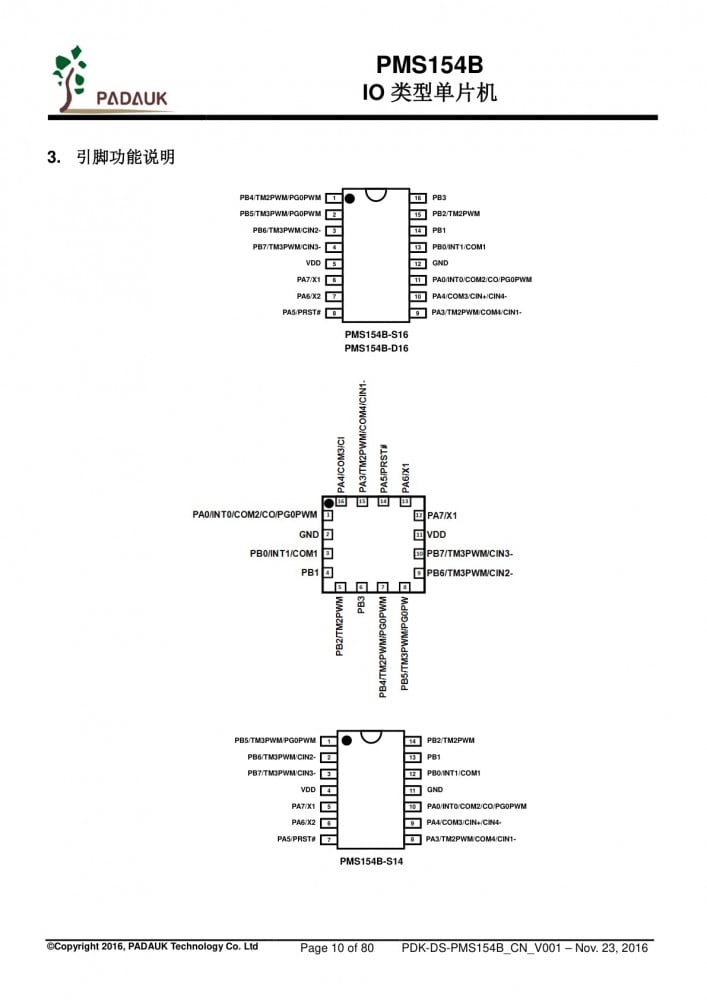 PMS154B datasheet page 10