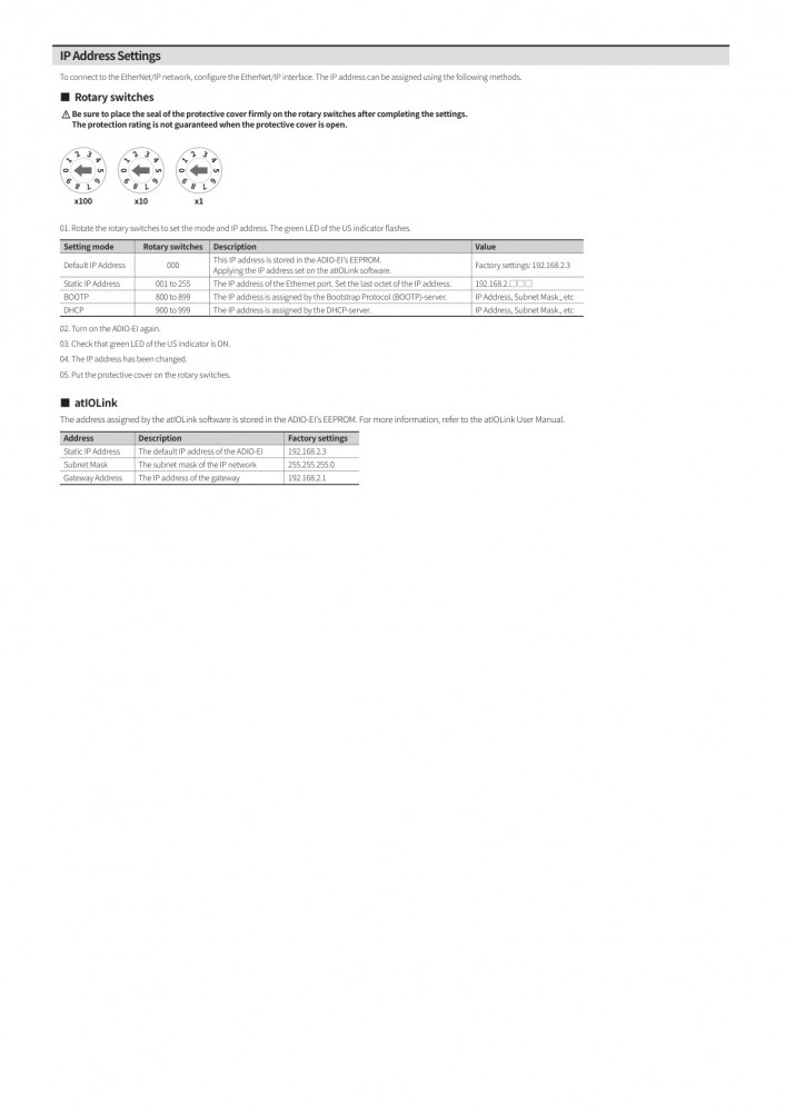 ADIO-EI product manual page 6