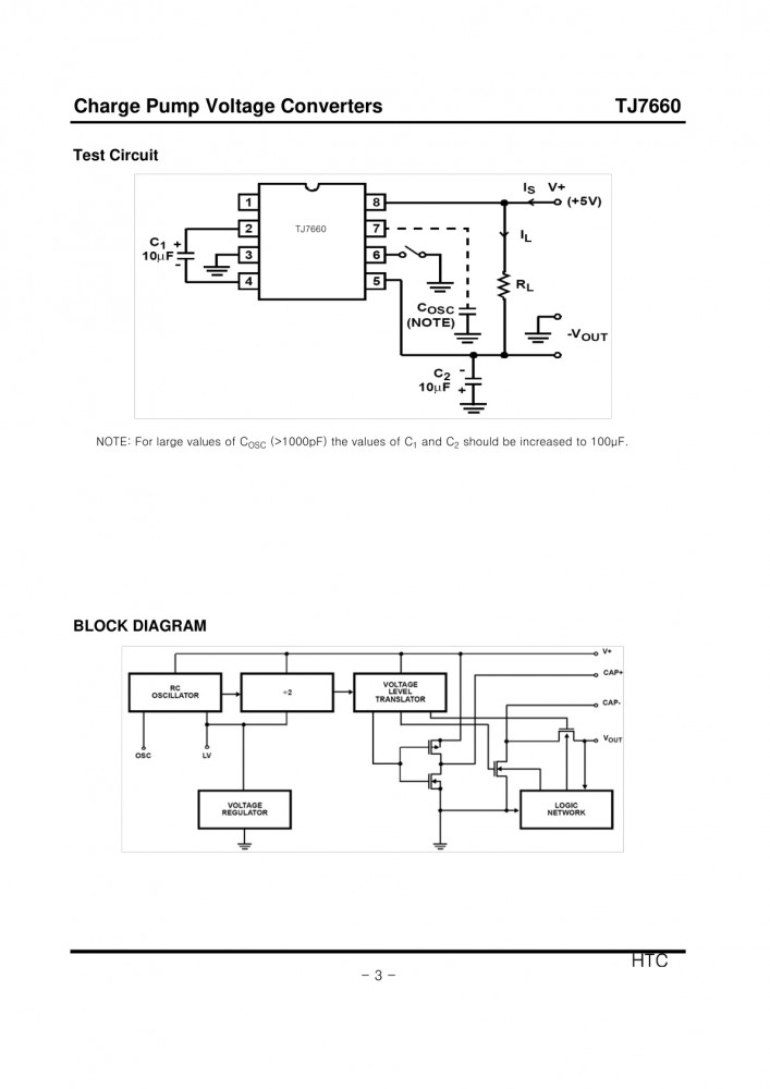 TJ7660D datasheet page 3