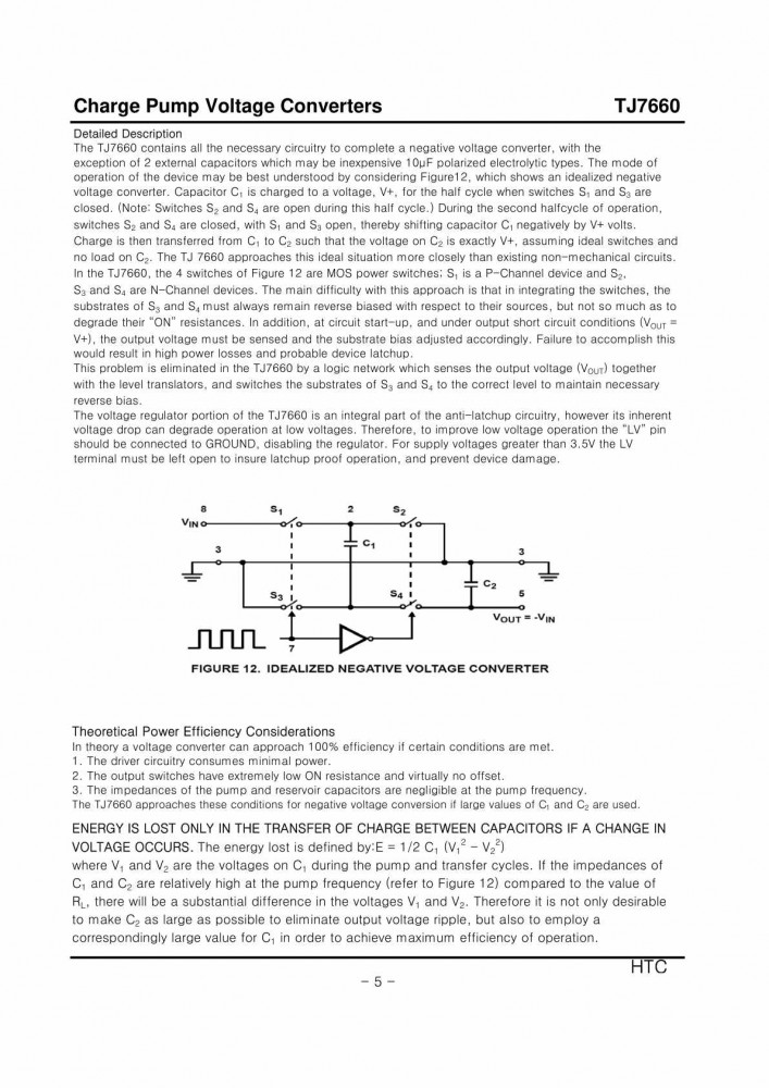 TJ7660D datasheet page 5