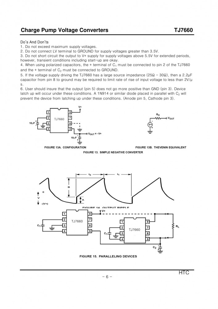 TJ7660D datasheet page 6