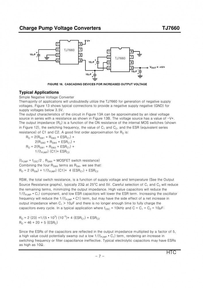 TJ7660D datasheet page 7