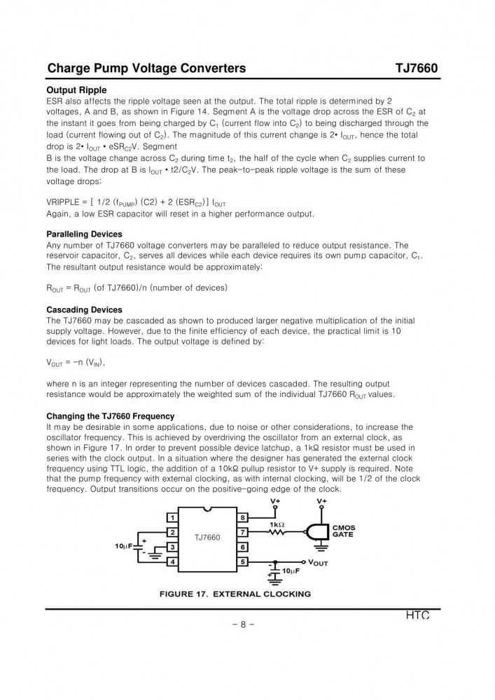 TJ7660D datasheet page 8