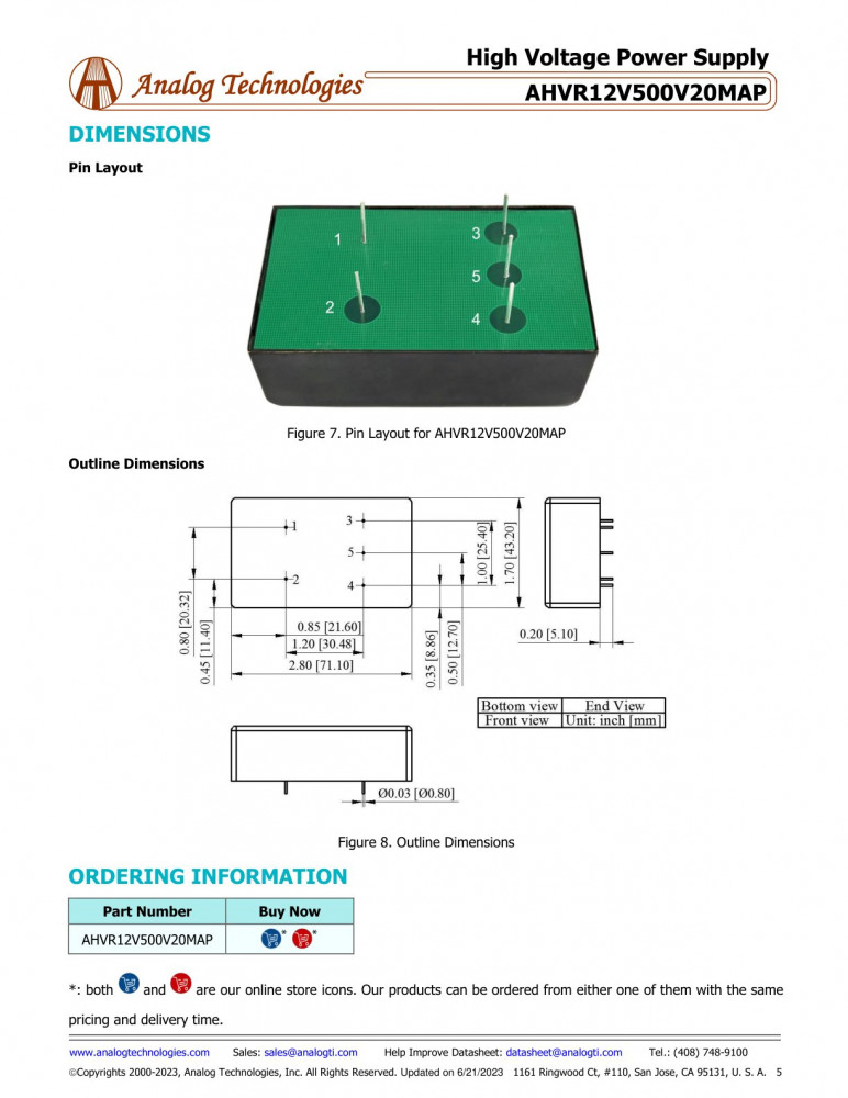 AHVR12V500V20MAP datasheet page 5