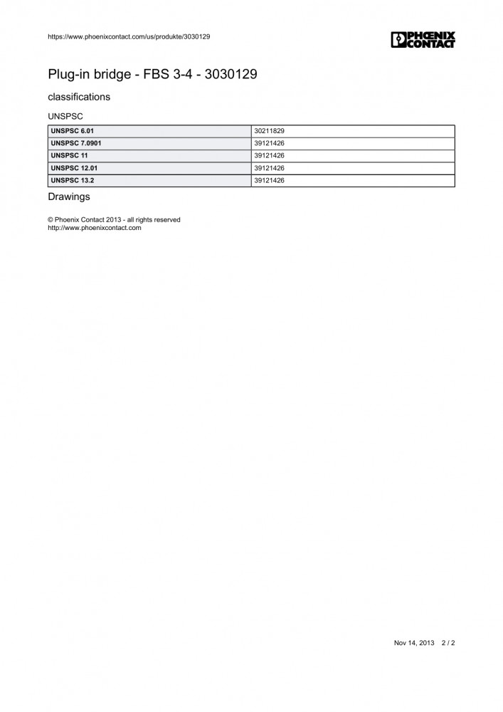 Phoenix Contact 3030129 technical document page 2