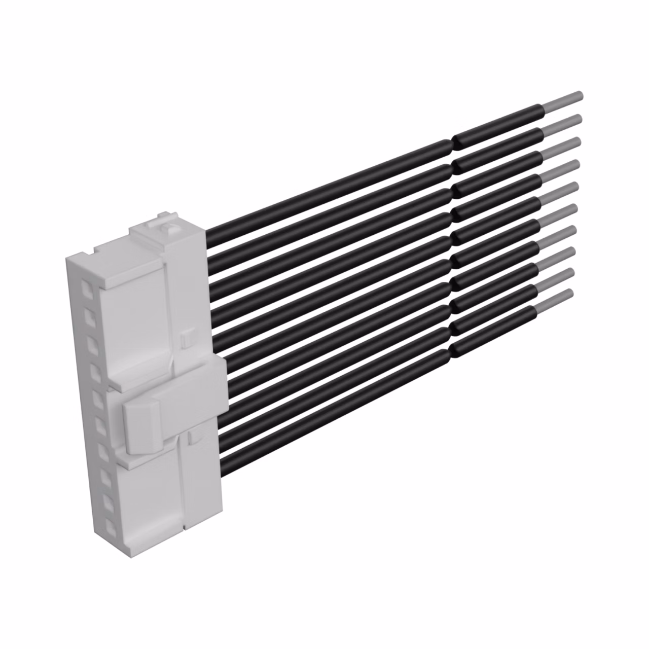 MicroTPA-to-Pigtail Off-the-Shelf (OTS) Cable Assembly, 2.00mm Pitch, Single Row, 300.00mm Length, 10 Circuits, Natural for sale
