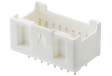 MicroClasp Vertical Header, 2.00mm Pitch, Dual Row, Through Hole, Tin (Sn) Plating, 16 Circuits, without PCB Locator