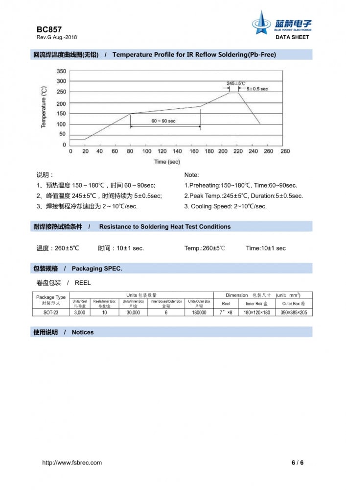 BC857 technical document page 6