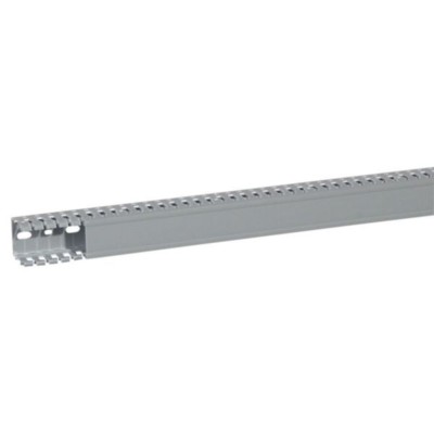 Cable ducting (base + cover) Transcab - 40x40 mm - grey RAL 7030 for sale