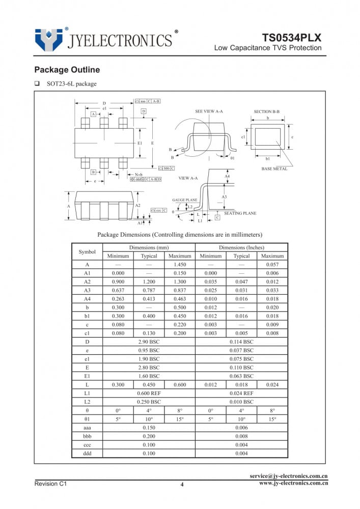 TS0534PLX datasheet page 4