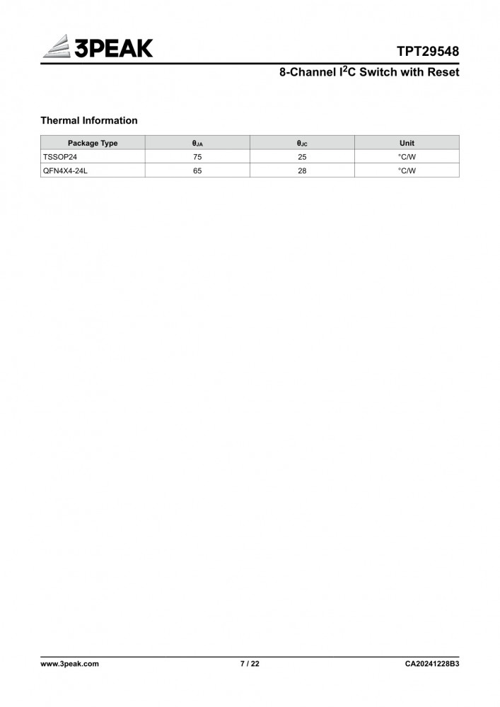 TPT29548 datasheet page 7