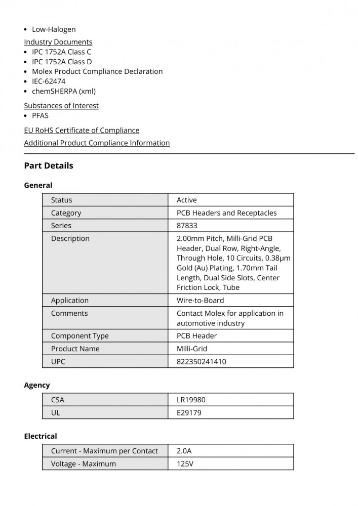 Molex 878331041 product document image 2