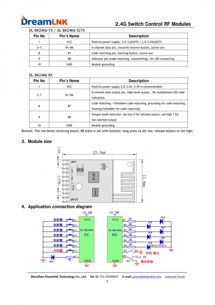 DL-BK24K6 datasheet page 5