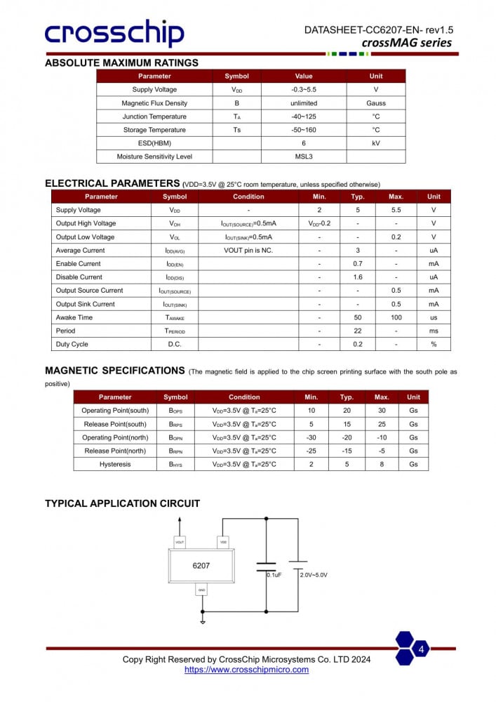 CC6207 datasheet page 4
