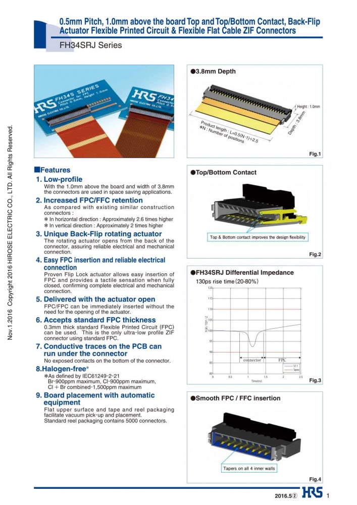 FH34SRJ datasheet page 1