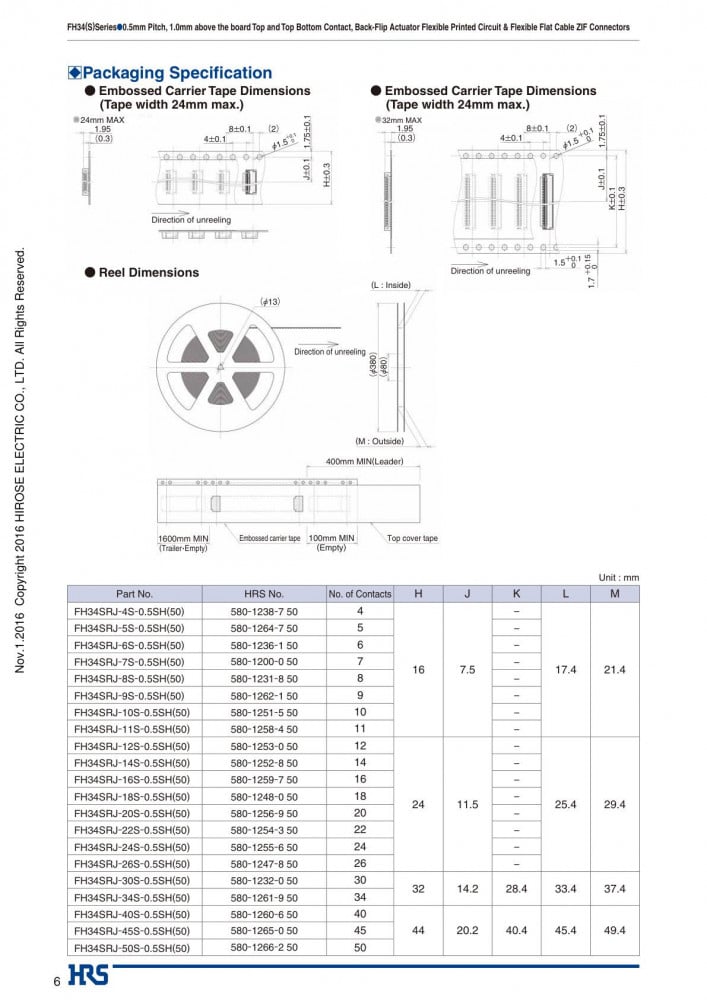 FH34SRJ datasheet page 6