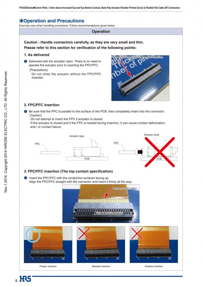 FH34SRJ datasheet page 8