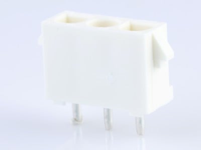 6.35mm Pitch MLX Power Connector Header with Pin Terminal, Vertical, 15 Circuits, Nylon 6/6 94V-2, Tin (Sn) Plating, Natural, Lead-Free, Glow-Wire Capable with CTI of 325V