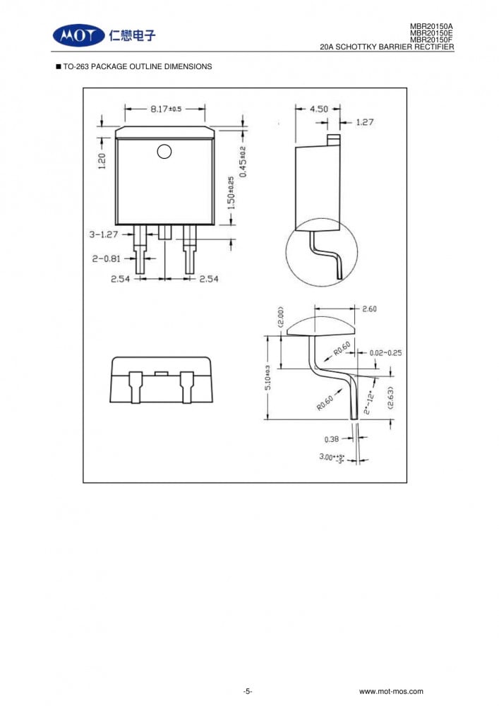 MBR20150E datasheet page 5
