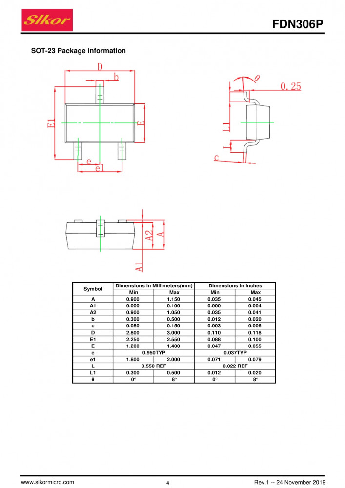 FDN306P datasheet page 4