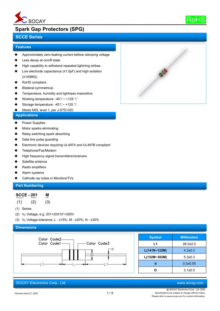 SCCE series document page 1
